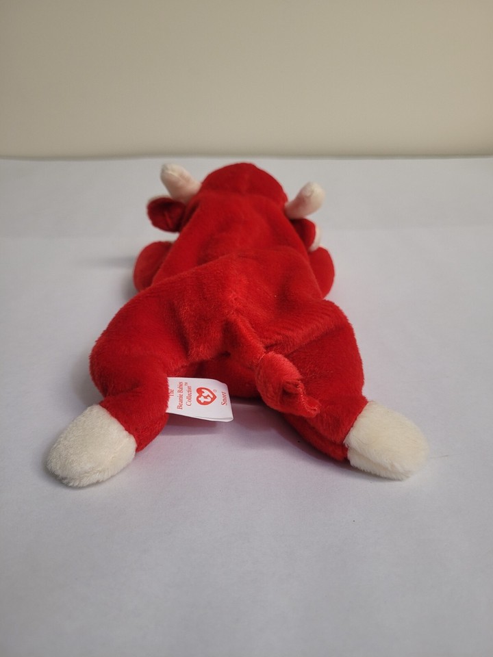 Ty Beany Baby Snort The Red Bull No Errors, Almost Perfect Condition | eBay