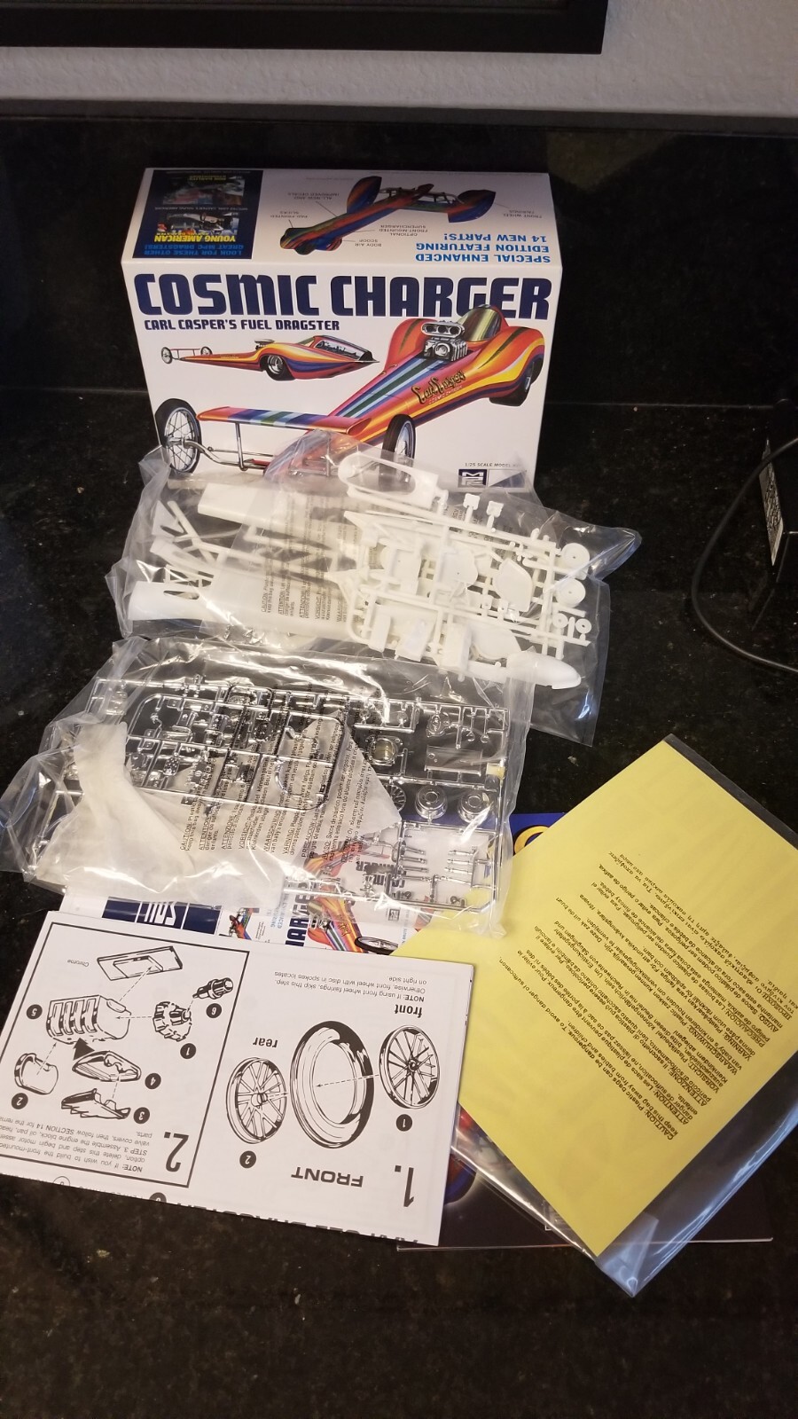 MPC CARL CASPER COSMIC CHARGER DRAGSTER 1/25 SCALE MODEL KIT | eBay