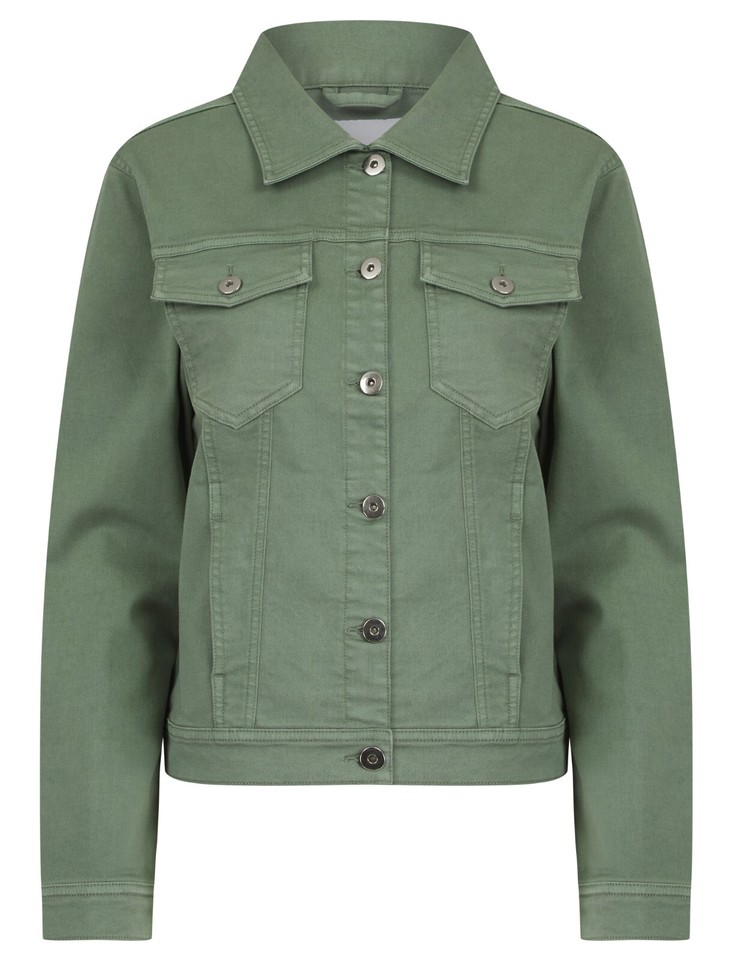 Womens Ladies Amara Reya Stretch Denim Jacket Soft Cotton Summer ...