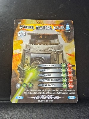 Doctor Who Battles In Time Card Foil Special Weapons Dalek Ultimate 76/ ...