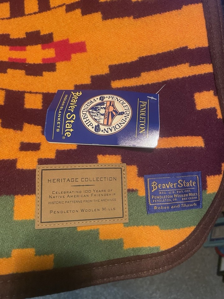 Pendleton Many Nations Blanket with intricate designs and premium wool ...