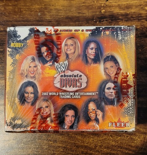 RARE Fleer 2002 WWE ABSOLUTE DIVAS Trading Cards 24 Packs NEW SEALED ...