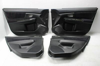 2015-2021 SUBARU WRX STI FRONT & REAR ALCANTARA INTERIOR DOOR CARDS ...