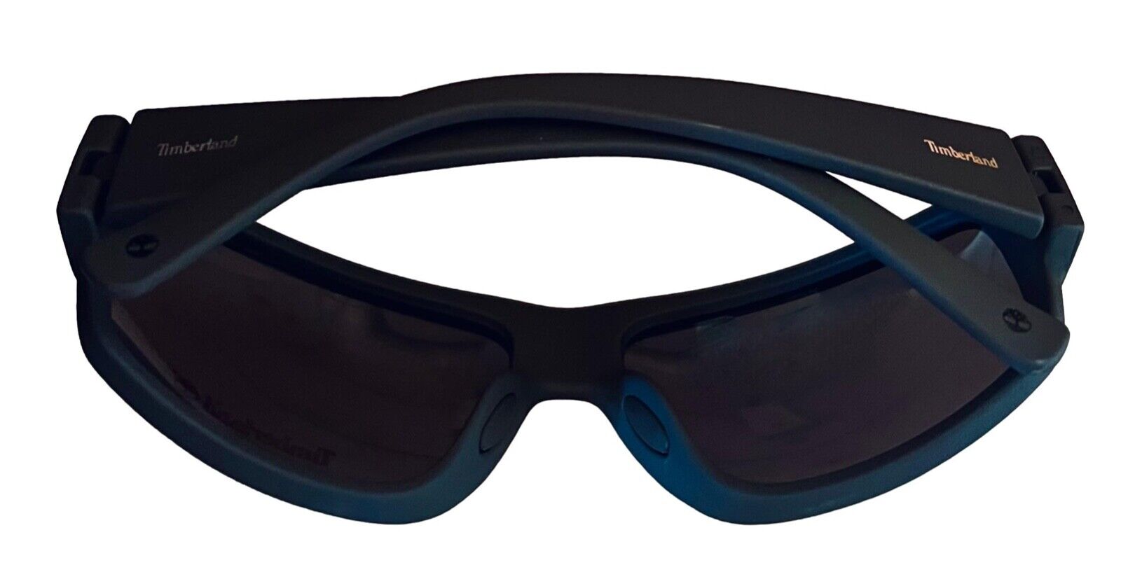 Timberland Matte Blue Mens Plastic Rectangle Sunglass Polarized Lens
