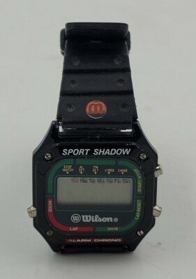 RARE WILSON Sport Shadow DIGITAL SPORTS WRISTWATCH | eBay