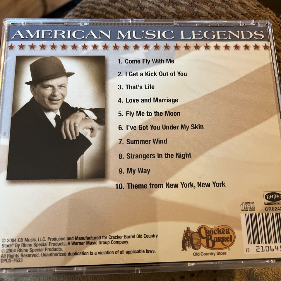 Frank Sinatra American Music Legends (CD) Cracker Barrel | eBay