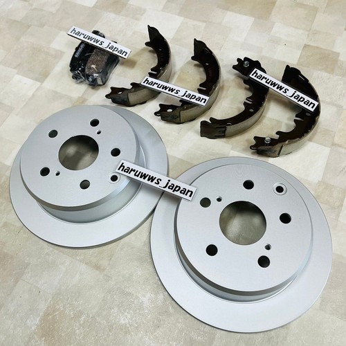 Rear Brake Rotors Pads Shoes For TOYOTA 1996-2001 MARK2 CHASER JZX100 ...
