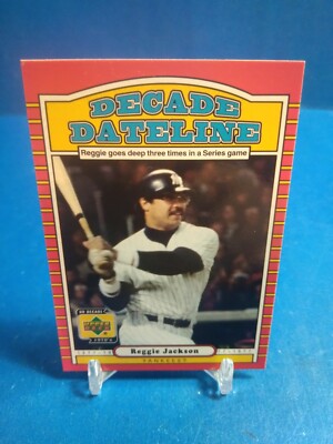 Reggie Jackson 2001 Upper Deck Decade 1970's Decade Dateline #133 ...