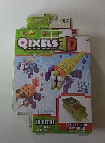 Quixels 3D Maker Alien Strikers Refill 300 Cubes Toy Kit Qixels NEW ...