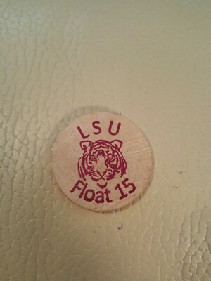 Okeanos Float 15 LSU TIGERS Wood Mardi Gras Doubloon 2019 | eBay