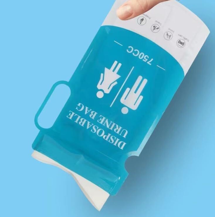 Veewon 4pcs Urine Bag 750ML Disposable Urinal Bag for Travel Unisex ...