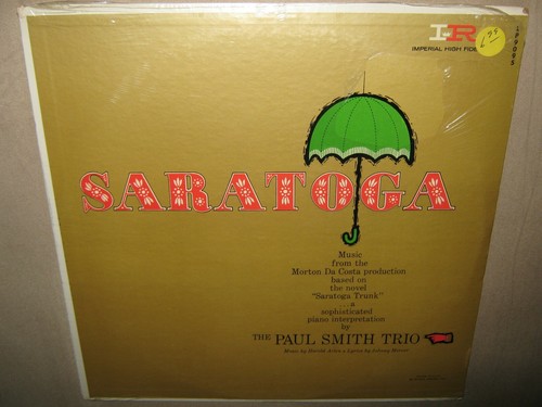 The PAUL SMITH TRIO Saratoga MINTY SEALED NEW LP9095 Rolly Bundock Jack ...