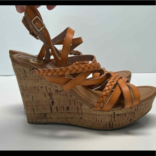 New Report wedge platform sandals 8 | eBay