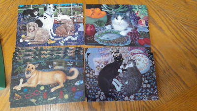 ASPCA CATS and DOGS 10 Blank Greeting Cards Art by Mimi Vang Olsen w ...