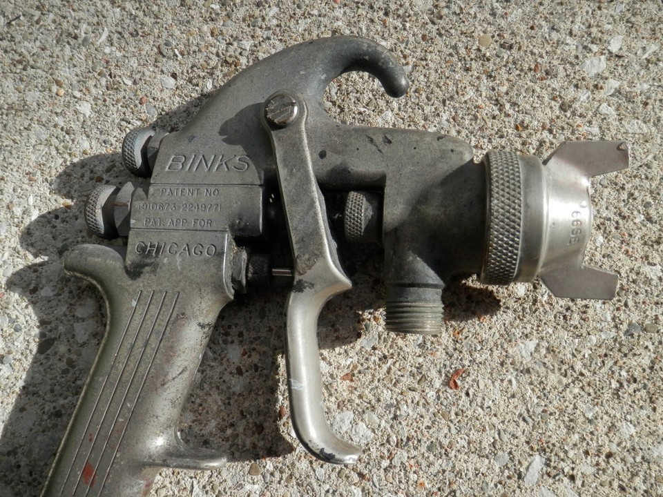 Binks Spray Gun Model 19 with spray tip 66 SE | eBay