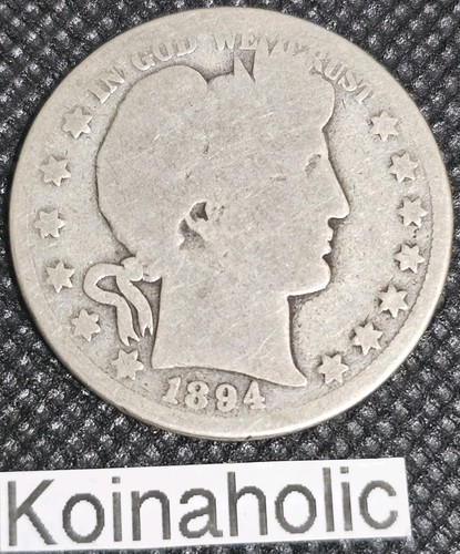 1894 O Barber Half Dollar, 90% Silver Semi-key Date, Priced Right | eBay