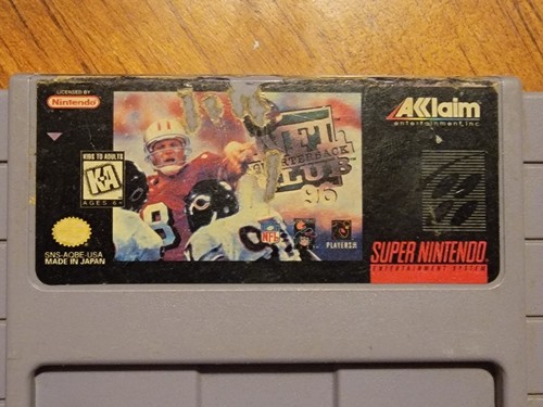 NFL Quarterback Club 96 (SUPER NINTENDO, SNES, 1995) | eBay