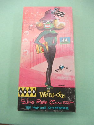 1964 WEIRD-OHS MODEL SLING RAVE CURVETTE by HAWK, COMPLETE, w/BOX ...