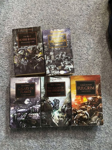 Warhammer Horus Heresy Books Bundle 1-5, Horus Rising to Fulgrim. | eBay UK