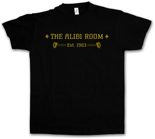 ALIBI ROOM T-SHIRT Pub Ireland Bar Ian Lip Phillip Shameless Frank ...