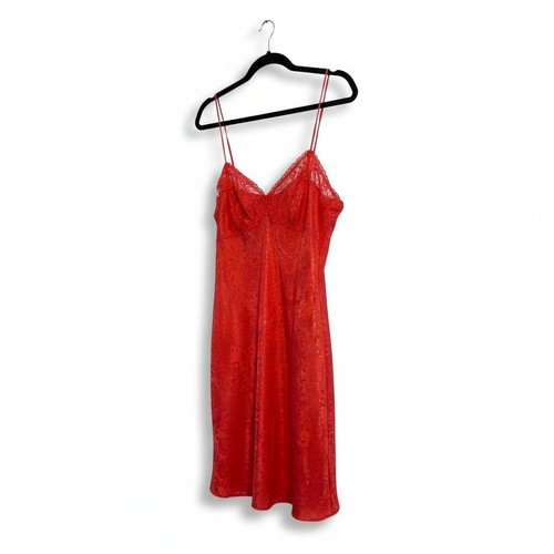 Victoria's Secret Pink Label Vintage Coral Floral Damask Slip Nightgown ...