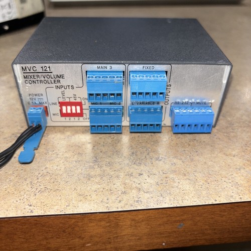 Extron MVC 121 - MIC/LINE Mixer, Remote volume Control, Power Supply ...