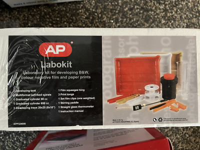 AP LABOKIT FILM DEVELOPING LAB KIT FILM PROCESSING DARKROOM TANK TONGS ...