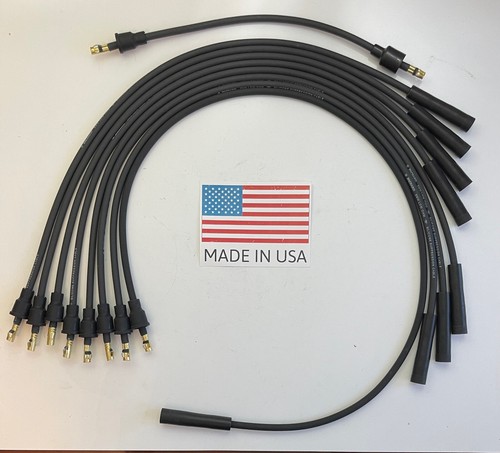 1965-80 INTERNATIONAL HARVESTER BLACK SPARK PLUG WIRES 392 345 304 ...