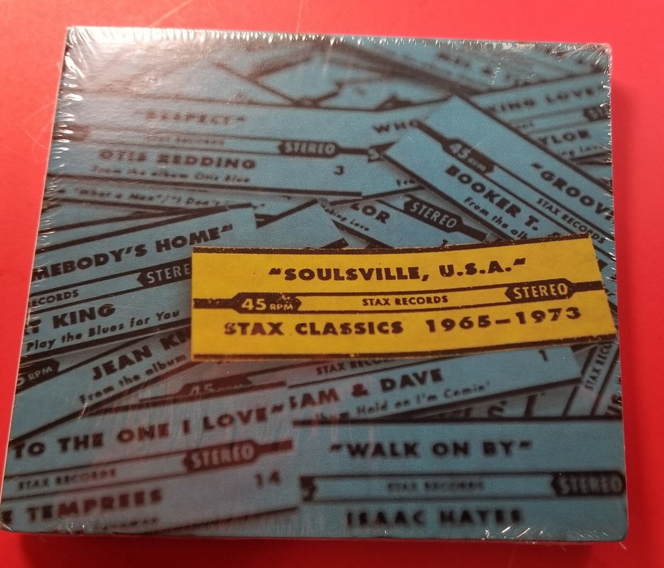 NEW SEALED CD 2008 SOULSVILLE USA VARIOUS ARTISTS STAX CLASSICS 65-73 ...
