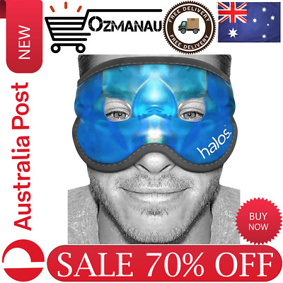 Cooling Eye Mask -Halos Mask- Reusable Gel Eye Mask for Hot Cold ...