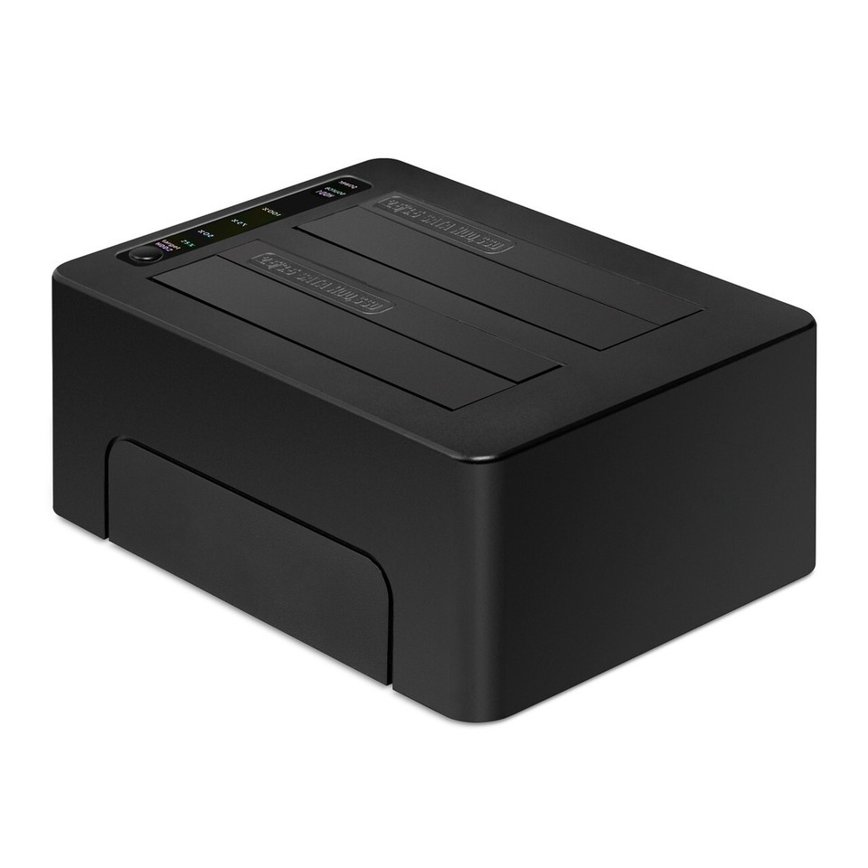 DupliM 1 to 1 SATA SSD HDD Duplicator and Hard Disk Drive Eraser Dock ...