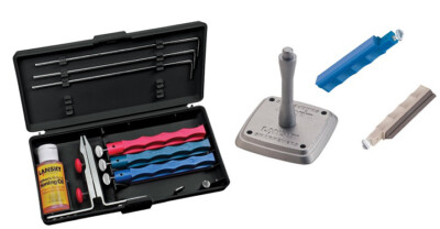 Lansky Standard Sharpening System + Universal Mount + Serrated Hone ...