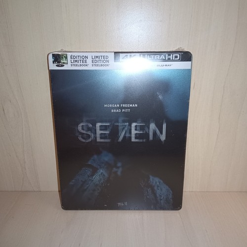 Seven (Brad Pitt, Morgan Freeman) Blu-ray 4K steelbook NEW SEALED | eBay