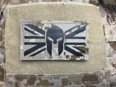 Infrared AOR1 UK Spartan Helmet Flag Patch IR UKSF SAS SBS SFSG Union ...