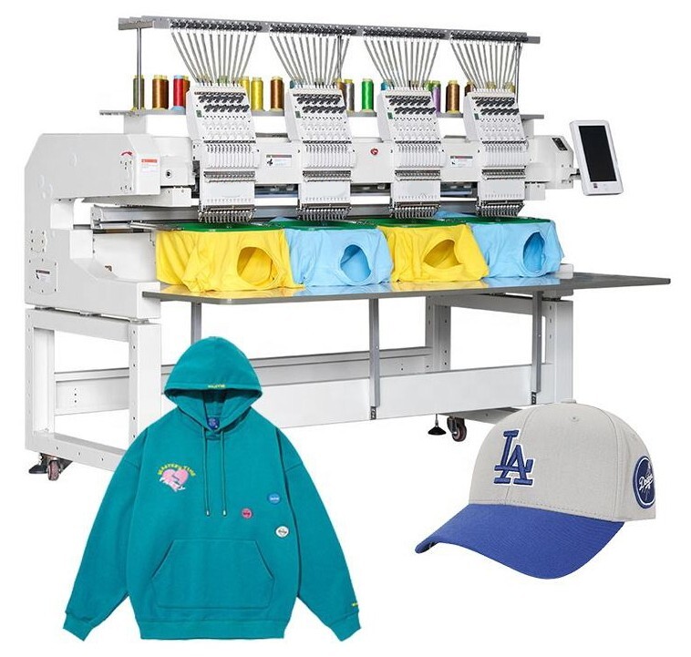 ULTRA STITCH EMBROIDERY MACHINE BY ULTRAMATIC II / 4 HEAD / 12 OR 15 ...