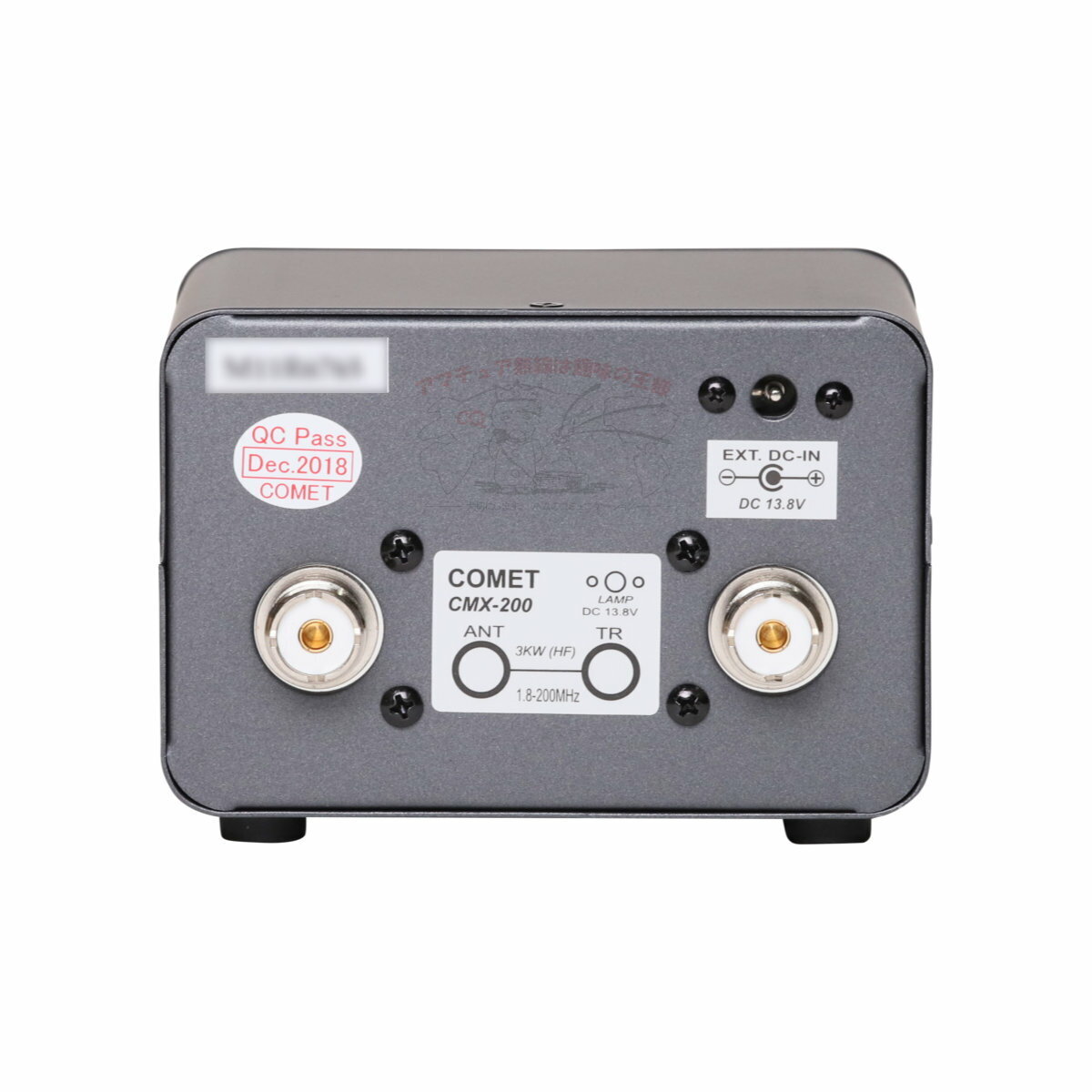 Comet CMX-200 SWR Power Meter Band 1.8 - 200MHz/0-3KW(HF) Black for ...