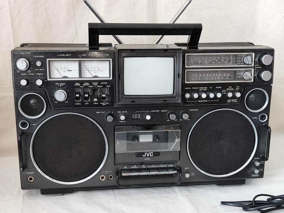 Vintage JVC 3090EN Boombox Ghettoblaster Cassette Radio TV - Super Rare ...