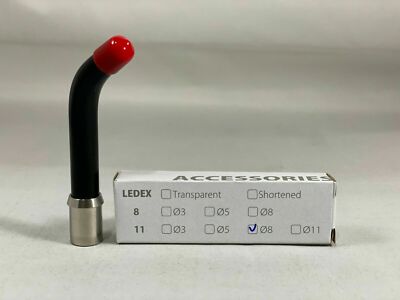 Optical Fiber Light Guide Rod 8mm Black for WL-090 & 090+ Ledex ...