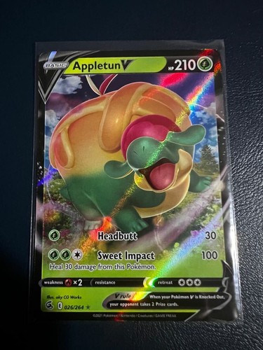 Appletun V 026/264 ULTRA RARE Basic Monster Pokemon Aus Gen Fusion ...
