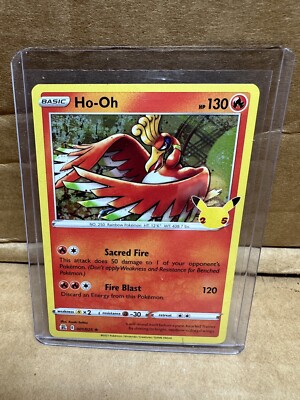 Ho-Oh 1/25 Holo Rare 25th Anniversary Celebrations Pokémon TCG Near Mint | eBay UK