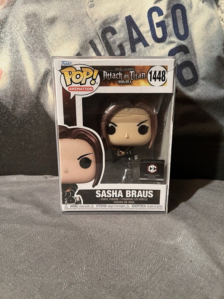 Funko Pop! Sasha Attack On Titan with custom art chalice exclusive 1448 ...