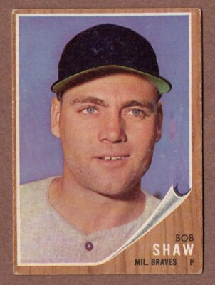 1962 Topps #109 Bob Shaw Braves (20% *Rebate w 10+ Items!) | eBay