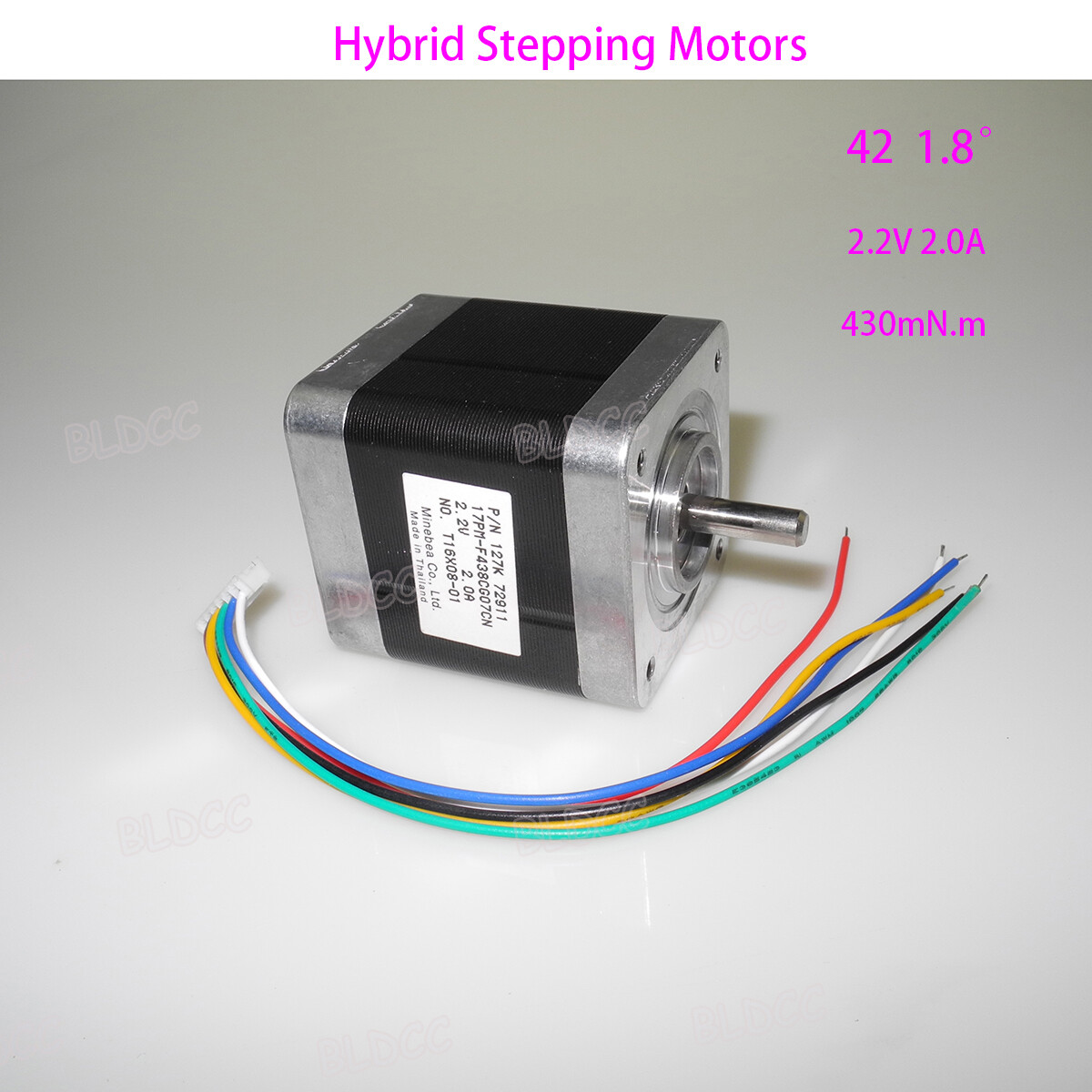 Minebea 17PM-F438C 1.8º Hybrid Stepping Motor DIY 3D Printer 42 Stepper ...