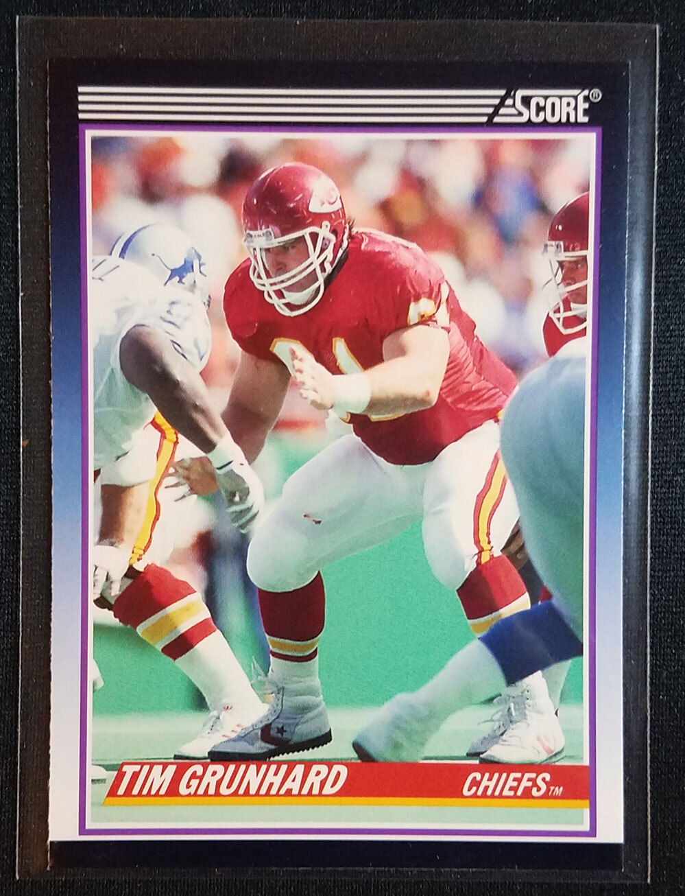 1990 Score Supplemental Tim Grunhard Rookie Kansas City Chiefs #64T NM ...