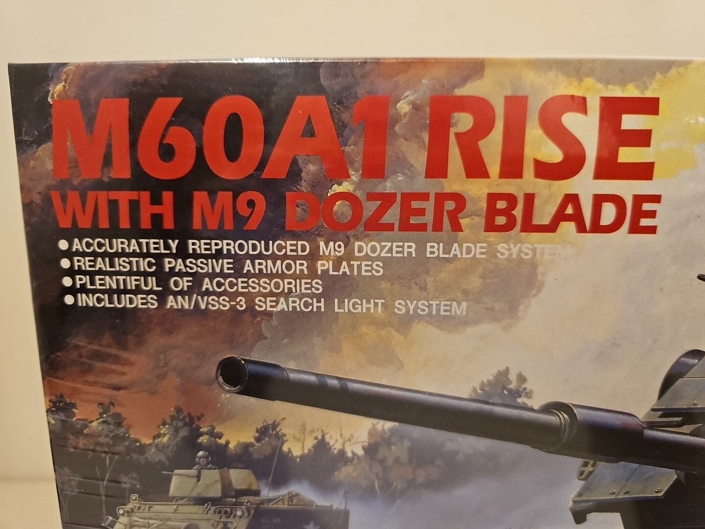 Academy Hobby Model Kits #1390 M60A1 Rise w M9 Dozer Blade 1:35 Scale ...