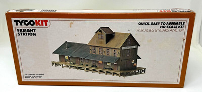 Vintage 1979 Tyco HO Scale Kit FREIGHT STATION-NEW OPEN BOX | eBay
