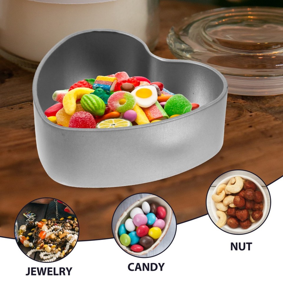 Candy Container Small Boxes Heart Shape Storage Tin Empty Tins Bulk ...