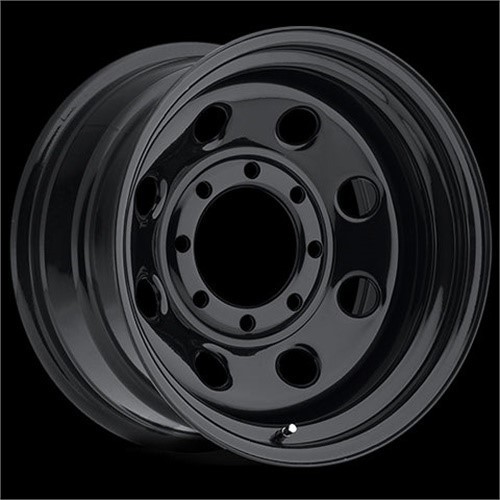 4 New 16x7 Vision 85H Soft 8 Gloss Black 8x165.1 8x6.5 ET0 Wheels Rims ...