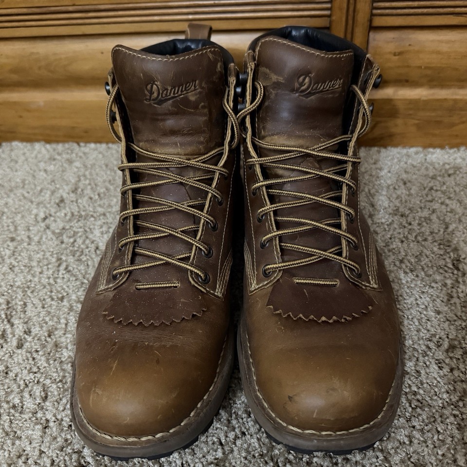 DANNER Logger 917 Brown Leather Boots (Men’s 10.5) Outdoors ...