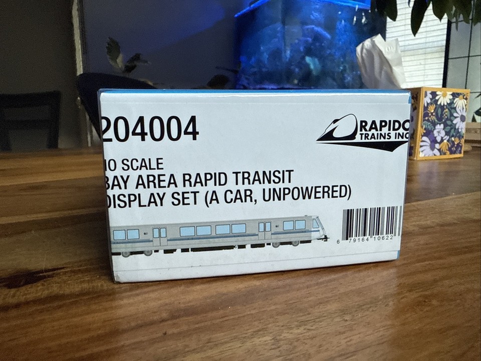 HO Rapido 204004 BART Legacy A-End Car Bay Area Rapid Transit NON ...